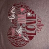 Love SVG Valentine Heart Svg File for Cricut, Love Lettering SVG Word ...
