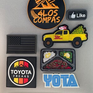 Retro Mountain Topo PVC Patch - Etsy