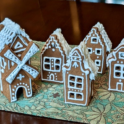 Tiny Gingerbread Mill Tower Cookie Cutter Set - Etsy