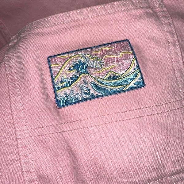 Wave Patch - Ocean Iron on Patch - Sea - Beach - Surf - Make Waves ...