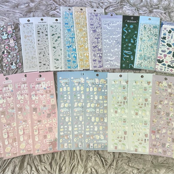 Kawaii Sticker Sheets, Cute Planner Sticker Sheets - Etsy