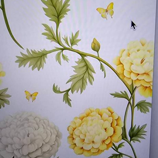 Watercolor Yellow Floral Digital Paper: Yellow Roses Seamless Pattern ...