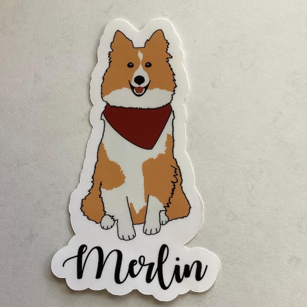 Personalized Doberman Pinscher Sticker // Custom // Gift for Dog Lover ...