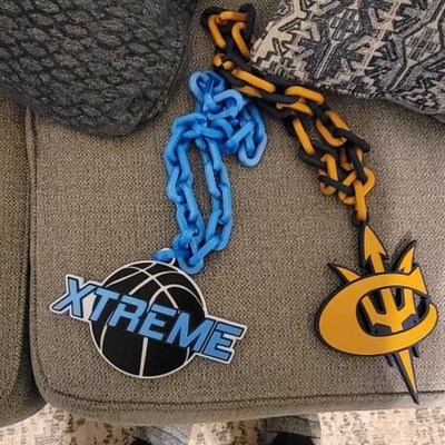 Custom 3D Printed Turnover Oversized Sports Chains - Etsy
