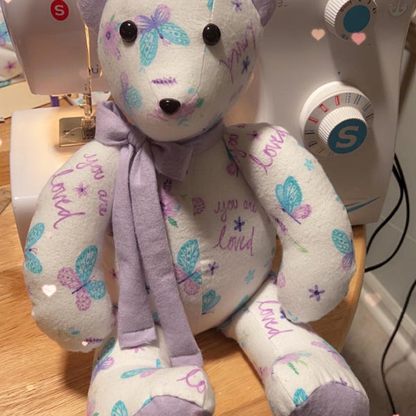 Teddy Bear Pattern Memory Bear Pattern Memory Bears Sewing Pattern Bear Pattern PDF Sewing ...