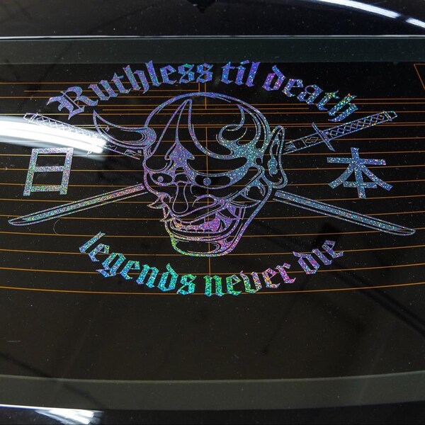 Ruthless Til Death Windshield Rear Window Decal Car Sticker Banner JDM ...