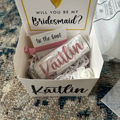 Groomsman Box, Groomsman Proposal Box, Wedding, Flask and Shot Glass ...