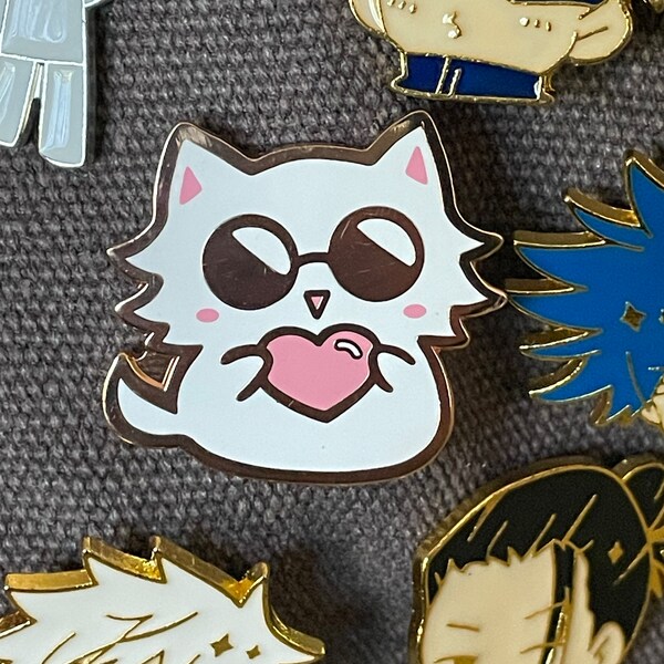 Gojocat Enamel Pins - Etsy