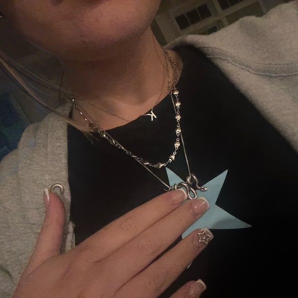 Set 4 Earring Set Jewelry Set Earring Bundle Blue Moon Hoops Crescent Moon Hoop Lock Earrings ...