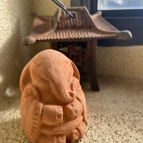 ZEN MEDITATING ELEPHANT (size & Color Options): Solid Stone Sculpture ...