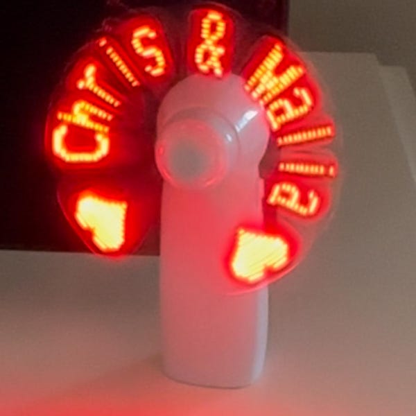 Custom Fan Personalize Fan Led Fan Mini Fan Portable Fan Light up Fan ...