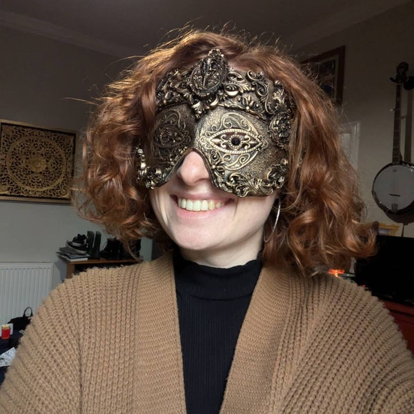 Bird Skull Mask, Gothic Masquerade Mask for Her, Blind Mask, Witch Mask ...