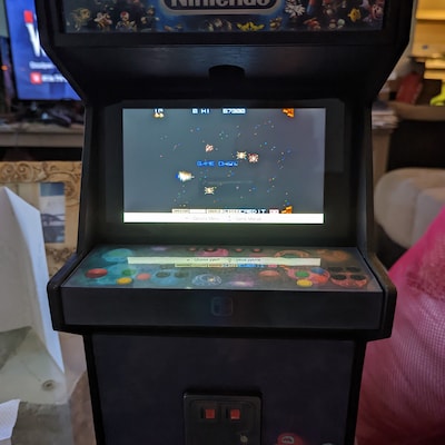 Nintendo Switch Stand Retro Arcade Cabinet With Storage for Original ...
