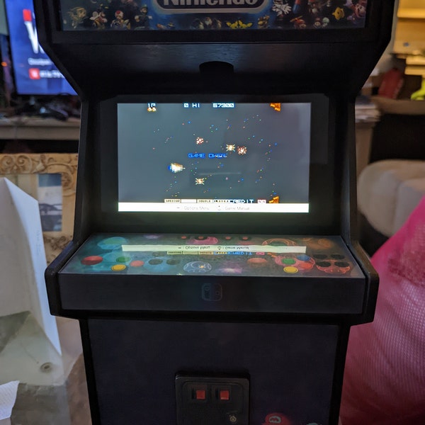 Nintendo Switch Stand Retro Arcade Cabinet With Storage for Original ...