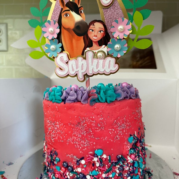 Spirit Cake Topper, Lucky and Spirit Cupcake Toppers, Spirit Toppers ...