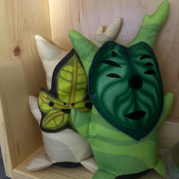 Korok Plush: Legend of Zelda Inspired Polyester Fleece Plushie - Etsy