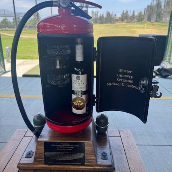 20 L Black Matte Mini Bar Jerry Can, Metal Mini Bar With Wood Inside ...