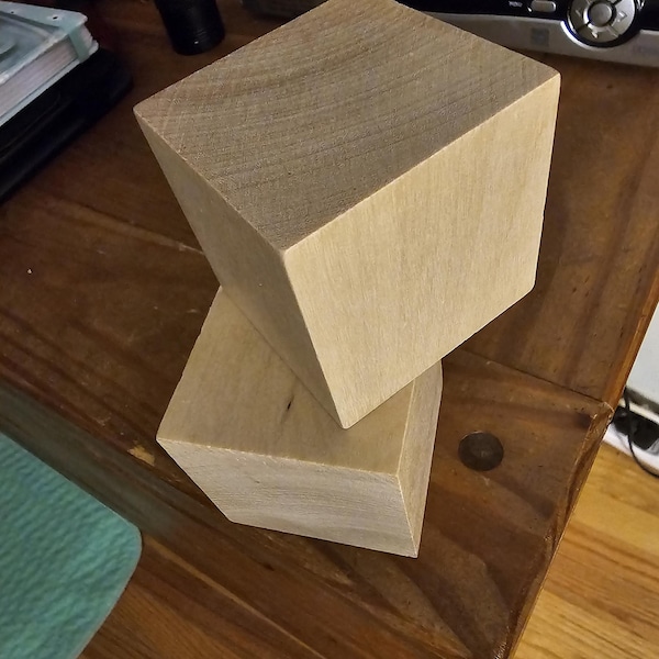 Wood Blocks DIY Wooden Block Cubes Large Blocks Solid Blocks Classroom ...