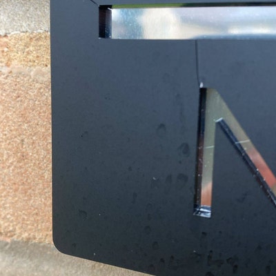 6 Inch Modern House Numbers and Letters, Custom Mailbox Numbers. - Etsy