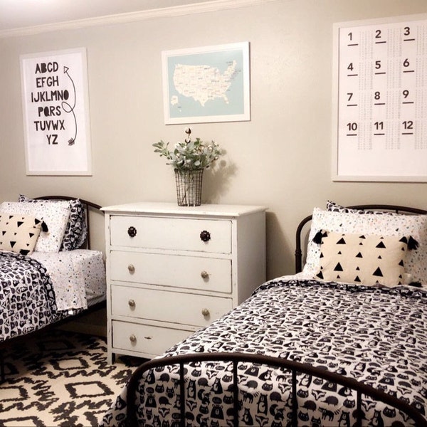 Modern Times Table / Multiplication Poster Printable - Etsy