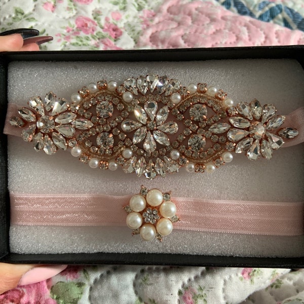 Wedding Garter, Bridal Garter, Keepsake Garter, Toss Garter, Ivory ...