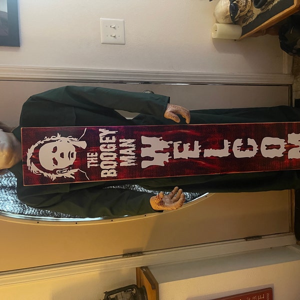Michael Myers Halloween Welcome Sign | the Boogeyman, the Night He Came ...
