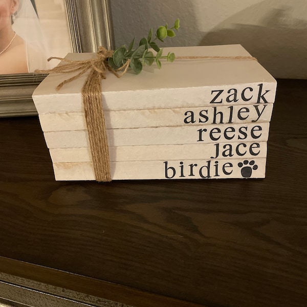 Home Sweet Home Book Stack- Realtor Closing Gifts, Personalized Gift ...