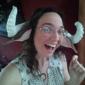 Ram Horns, snow Wearable Rugged Pan/satyr Cosplay Costume or Halloween ...