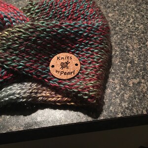 1.25 Round Vegan Leather Knitting Labels Custom - Etsy