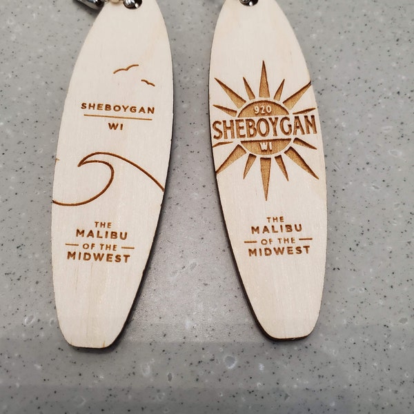 100 Personalized Mini Surfboards - Laser Cut Engraved Wood - Etsy
