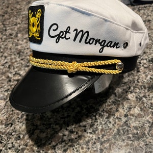 Nautical Captain's Hat, Gift for Bachelor Party, Captain Hat, Grooms ...