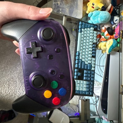 Nintendo Switch Pro Controller Mod Gamecube Retro Style Customized ...