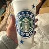 Starbucks Acrylic Tumbler, Custom Starbucks Tumbler, 24oz or 16oz ...