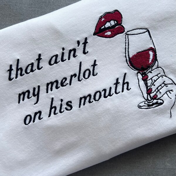 Lady Drinking Wine Machine Embroidery Design, Wine Glass Embroidery ...