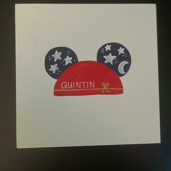 Autograph Board, Disney Character Autograph Board, Minnie Mouse Ears ...