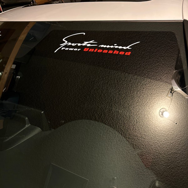 UNLEASHED Decal Sticker Sport Car Racing Stripe Auto Logo Emblem BMW M ...