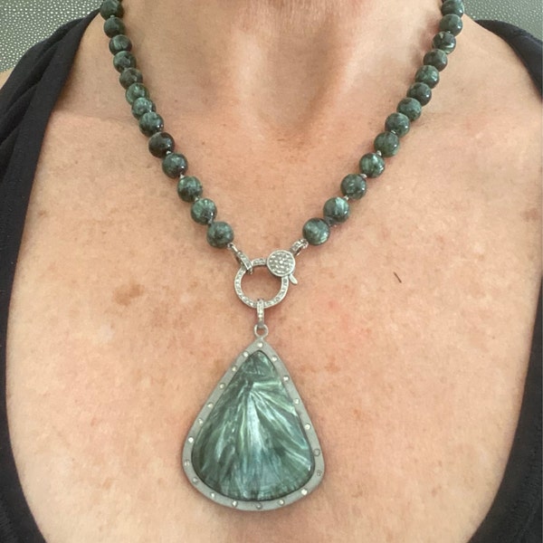 Ulka Rocks Rare Mine #8 Turquoise Necklace With a Royston Turquoise ...