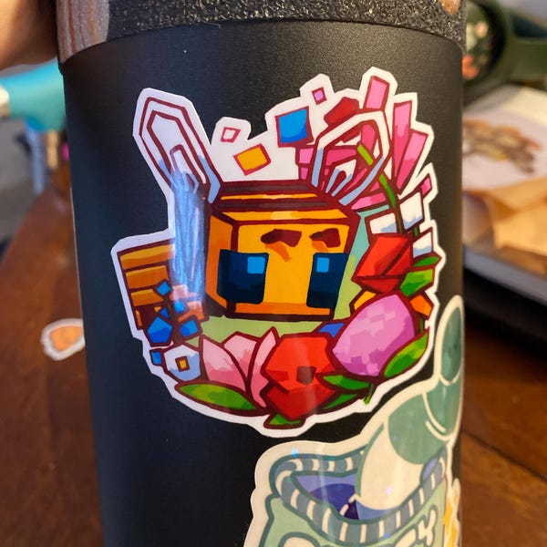 Lucky Shrimp Sticker | Splatoon Side Order Inspired Sticker | 3 Inch ...