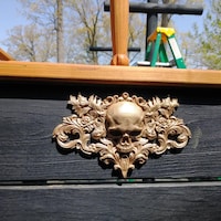 Mephistopheles Corbel of Wood, Gothic Corbel, Devil Corbel ...