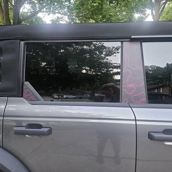 Defrost Vent Color Accent Stripe Outline Trim Vinyl Decal Overlay ...