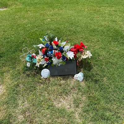 Grave Decoration for Cemetery Personalised Grave Ornament Marker Dad ...