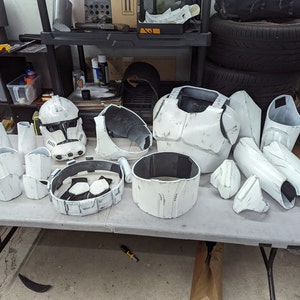 Foam Clone Trooper Armor Digital Templates full Armor realistic - Etsy