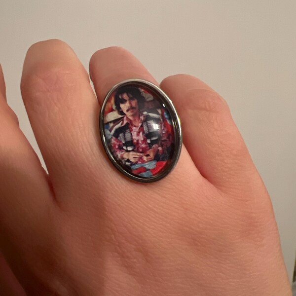 Robert Plant Led Zeppelin Ring | Handmade Image Ring | Americana ...