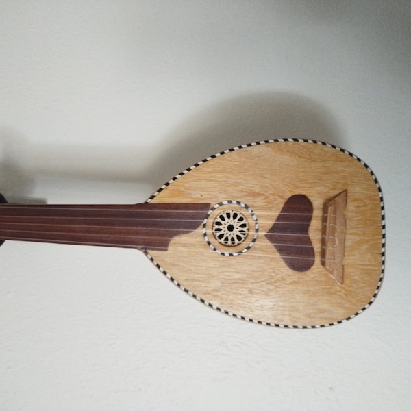 Premium Quality Lute Oud Music Instrument With 5 Strings Melodies Plus ...
