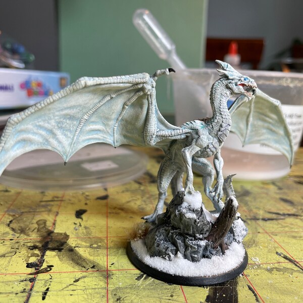 Adult Red Dragon Rescale Minis Fantasy Dnd RPG Tabletop War Gaming ...