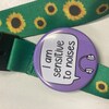 I Am Sensitive to Noises Badge Pin Sensory Badge Senses Pin Sensory ...