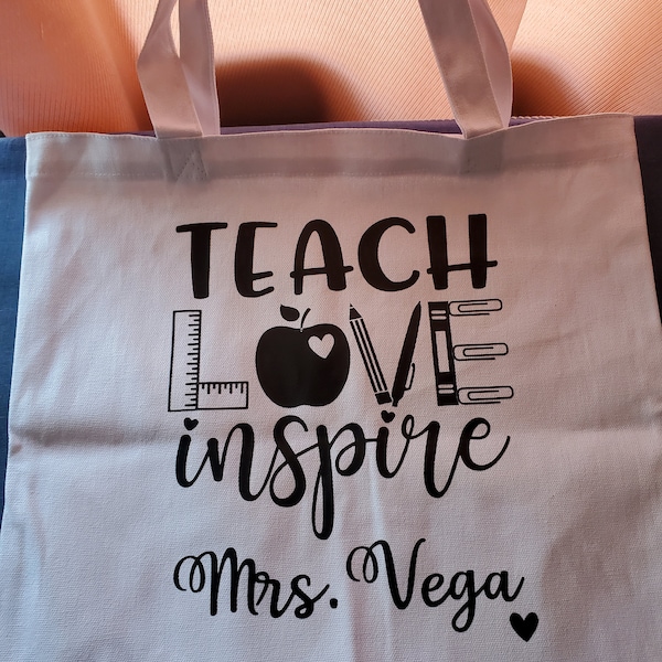 Teach Love Inspire SVG / Cut File / Cricut / Commercial Use ...