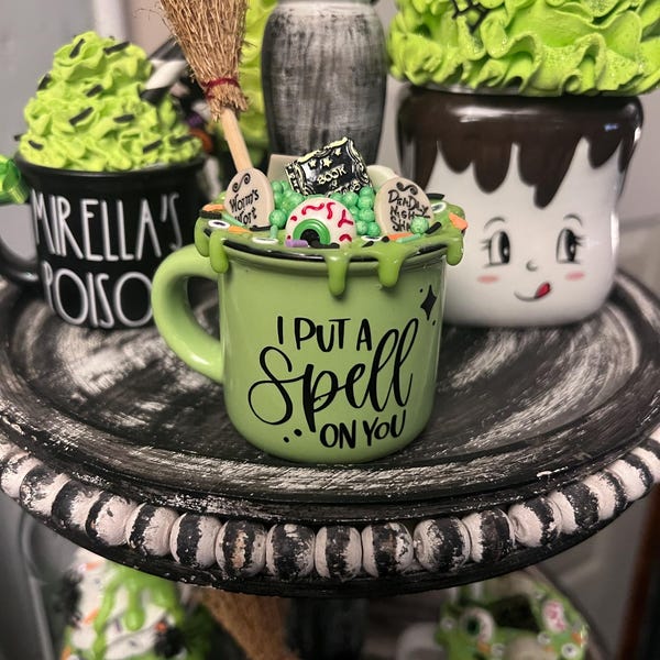 Faux Ice Cream Marshmallow Buddy, Tiered Tray Decor, Fake Bake, Faux ...