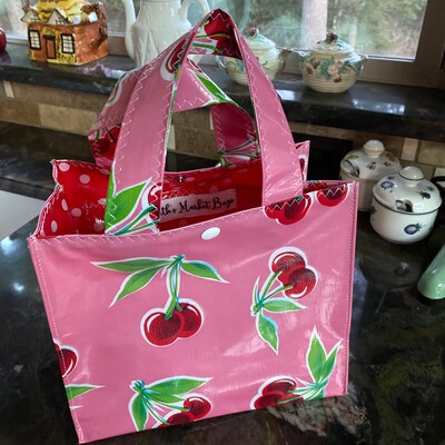 Beth's Serape Oilcloth Car Trash Bag Receptacle Hanging - Etsy