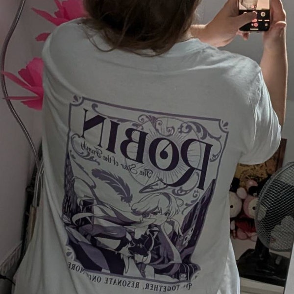 Robin Themed T-shirt, HSR, Honkai Star Rail, Vintage Modern Anime T ...